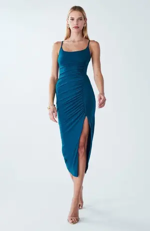 BWLDR Lani Midi Dress - Teal