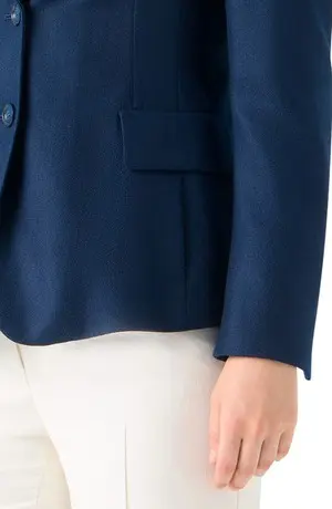 Akris Hans Herringbone Cashmere Blazer