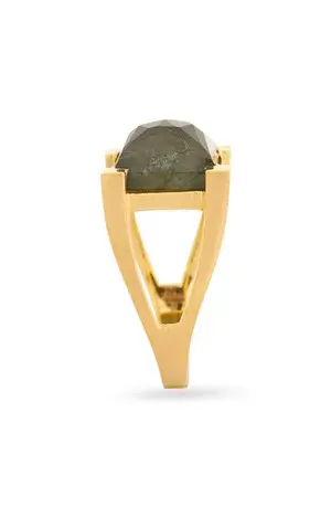 DEAN DAVIDSON Mini Plaza Labradorite Ring - Yellow Gold/labradorite