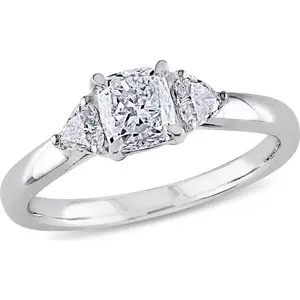 JULIANNA B. Diamond Three-stone Ring 14k - 14k White Gold