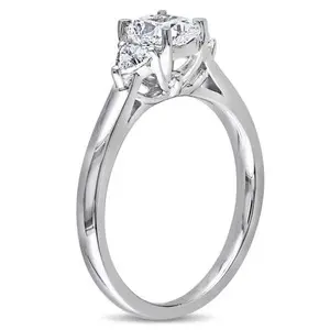 JULIANNA B. Diamond Three-stone Ring 14k