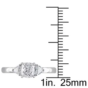 JULIANNA B. Diamond Three-stone Ring 14k