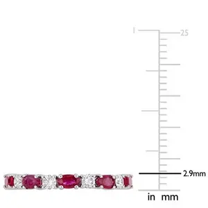 JULIANNA B. Diamond And Eternity Ring In 14k White Gold