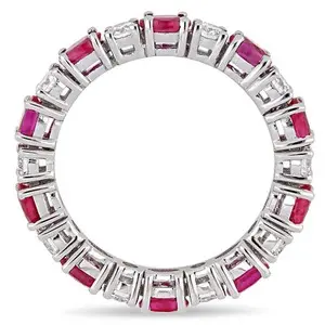 JULIANNA B. Diamond And Eternity Ring In 14k White Gold