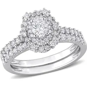 JULIANNA B. Diamond Bridal Ring Set - 14k White Gold