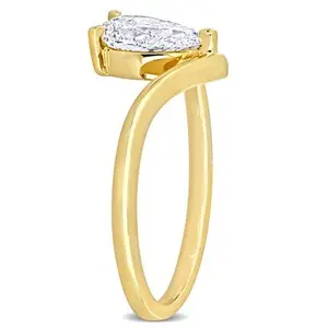 JULIANNA B. Diamond Pear-cut Solitaire 14k Ring