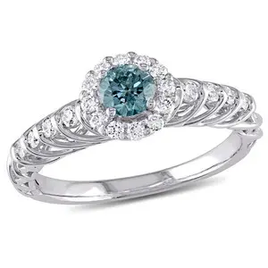 JULIANNA B. Halo Ring 14k - Diamond