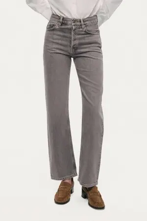 NOCTURNE Washed Straight-leg Jeans