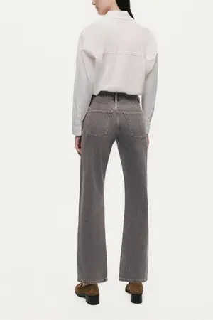 NOCTURNE Washed Straight-leg Jeans