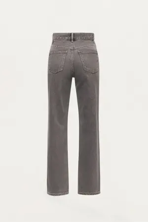 NOCTURNE Washed Straight-leg Jeans