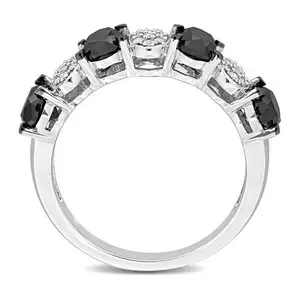JULIANNA B. 10k White Gold Band Ring