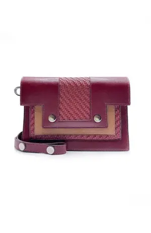 DOIZPE Frihed Cactus Luxe Crossbody Clutch - Medium Red
