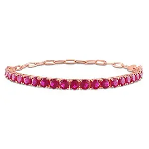 JULIANNA B. Cubic Zirconia Tennis Bracelet - Red Cz