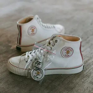 P.F. FLYERS Center High-top Sneakers - Antique White