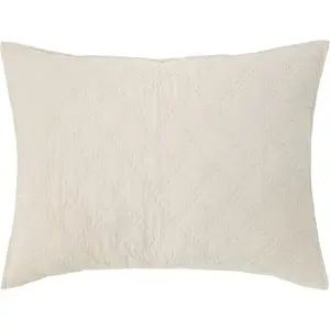 ELISABETH YORK 20" X 26" Sutton Natural Cotton Shammachine Washable - Brown