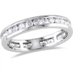JULIANNA B. 1 Ctw Diamond Eternity Ring 14k - 14k White Gold
