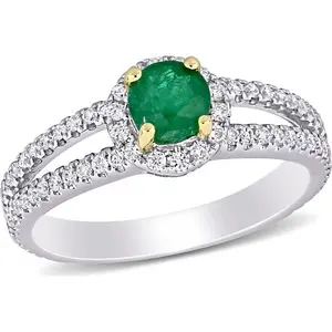 Julianna B. Emerald Rings
