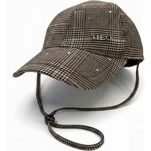 THEO THE LABEL Eudora Petasos Messenger Cap - Koffee