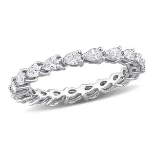JULIANNA B. Diamond Pear Eternity Ring 14k - 14k White Gold