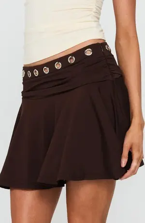 Princess Polly Amryn Grommet Miniskirt