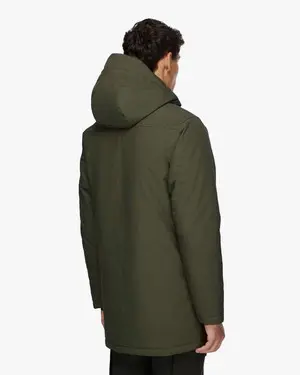 QUARTZ CO. Austin Hooded Insulated Winter Jacket - Sage