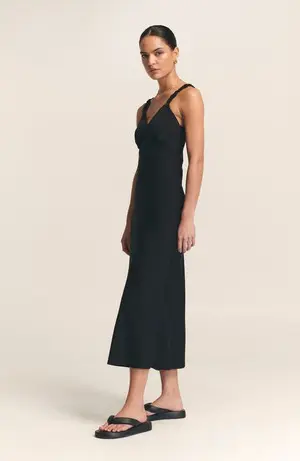 ST MRLO Tide Midi Dress - Black