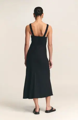 ST MRLO Tide Midi Dress - Black
