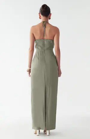 ST MRLO Alaia Maxi Dress - Bay Leaf