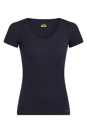 Icebreaker Siren Merino Wool Blend T-shirt - Midnight Navy