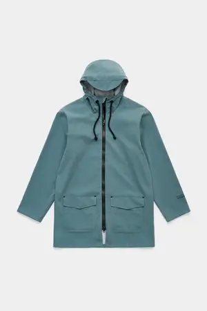 Stutterheim Stockholm Patch Raincoat - Moon Rock