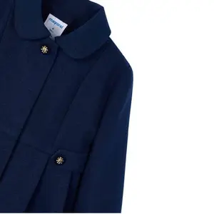 MAYORAL Pleated Coat - Navy