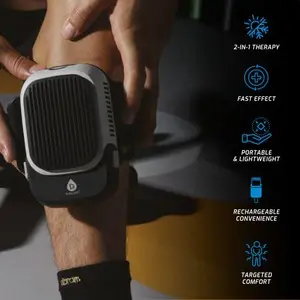 PURSONIC Muscle Recovery Duo Hot & Cold Massager & Massage Gun - Black