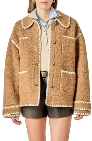 English Factory Shearling Jackets For Women