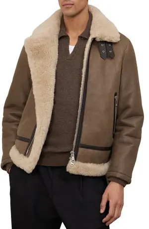 Reiss Shearling Jackets For Men