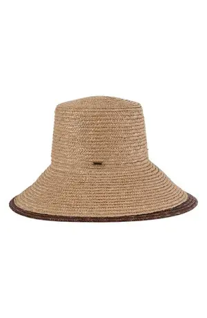 Eugenia Kim Annabelle Upf 50+ Wide Brim Straw Sun Hat - Camel