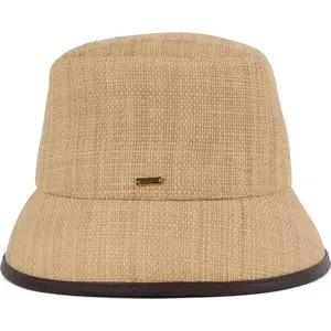 EUGENIA KIM Yuki UPF 50+ Packable Raffia Bucket Hat