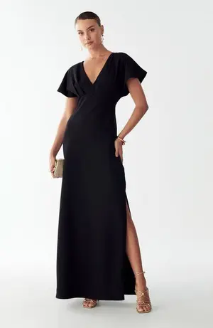 BWLDR Aura Maxi Dress Black