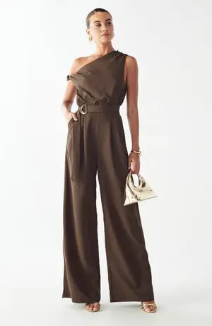 BWLDR Mariah Jumpsuit - Chocolate