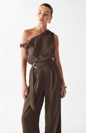BWLDR Mariah Jumpsuit - Chocolate