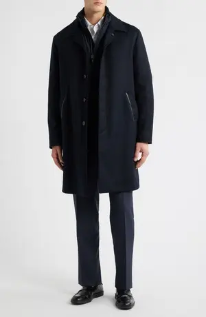 Canali 3-in-1 Wool Car Coat