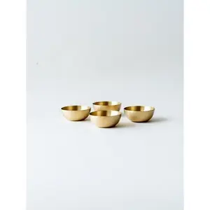 FLECK Heirloom Dip Bowlset Of 2 - Brass