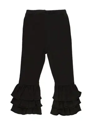 RUFFLEBUTTS Flare Pants - Black
