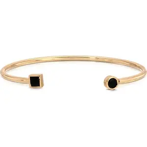 Ettika Shapes Cuff Bracelet - Black