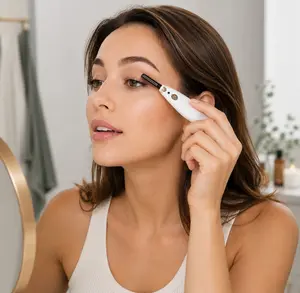 PURSONIC Heated Eyelash Curler With Comb Rechargeable - White