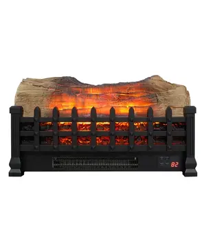 FLYNAMA 20 Inch Electric Fireplace 3d Log Set Insert