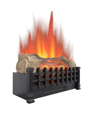 FLYNAMA 20 Inch Electric Fireplace 3d Log Set Insert
