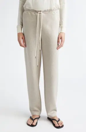 Partow Mott Linen Blend Drawstring Pants