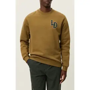 LES DEUX Brady Logo Patch Sweatshirt