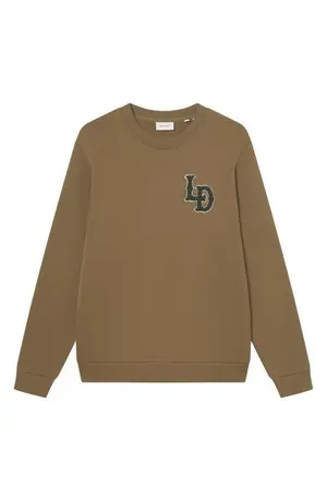 LES DEUX Brady Logo Patch Sweatshirt