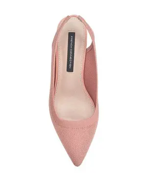 French Connection Viva Slingback Heel - Blush